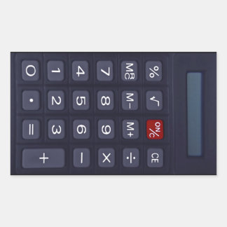 Calculator Stickers | Zazzle