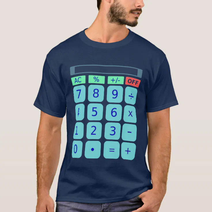 Calculator Shirt | Zazzle
