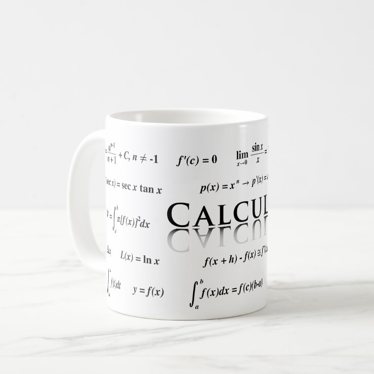Calculus Equations Coffee Mug | Zazzle