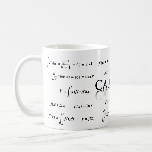 Calculus Equations Coffee Mug | Zazzle