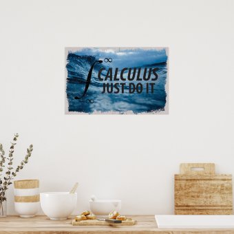 Calculus - Math Poster | Zazzle