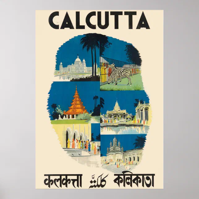 CALCUTTA POSTER | Zazzle