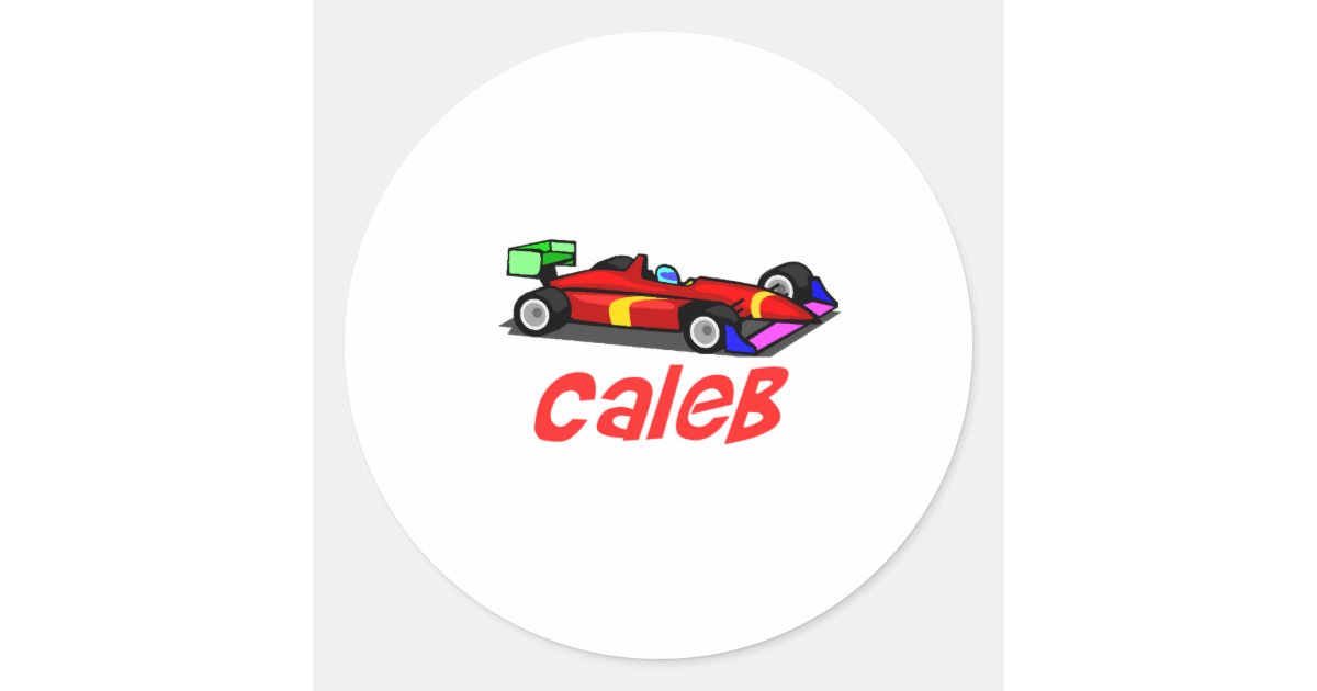 Caleb Classic Round Sticker | Zazzle