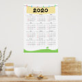 Calendar 2020 Poster | Zazzle