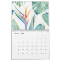 Calendar 2025 Tropical Watercolor Art Calendars | Zazzle