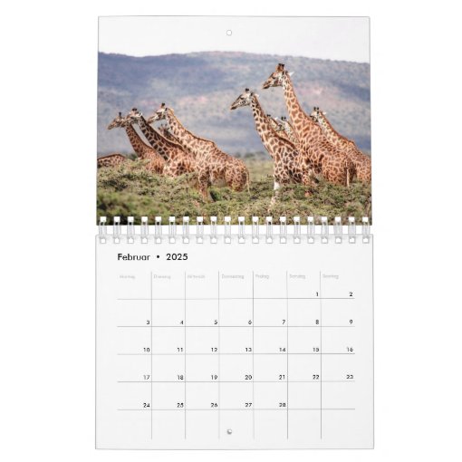 calendar giraffe | Zazzle