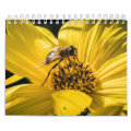 Calendar Honey and Bumble Bees | Zazzle