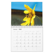 Calendar Honey and Bumble Bees | Zazzle