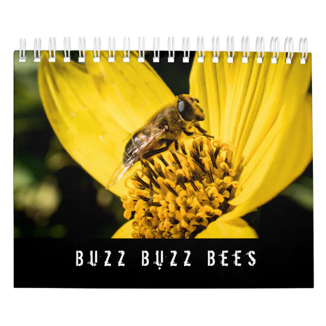 Calendar Honey and Bumble Bees | Zazzle