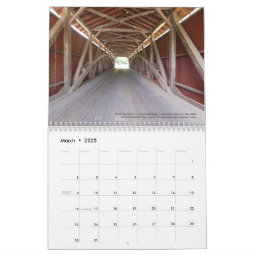 Calendar of Covered Bridges of the U.S.A. | Zazzle