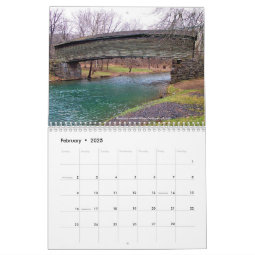 Calendar of Covered Bridges of the U.S.A. | Zazzle