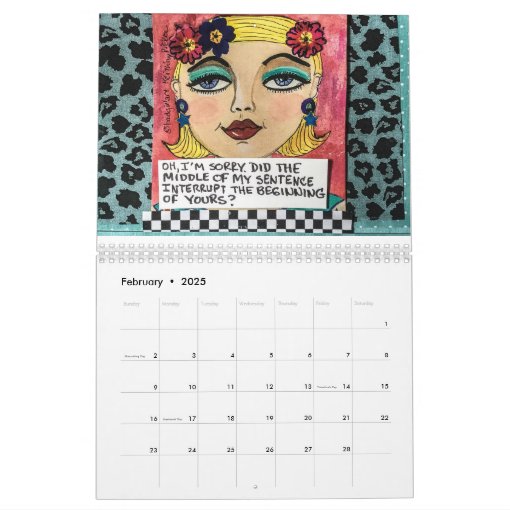 calendar-sometimes you just have to throw calendar | Zazzle