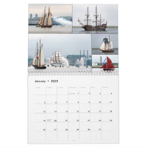 Calendar - Tall Ships Parade of Sails Boston | Zazzle