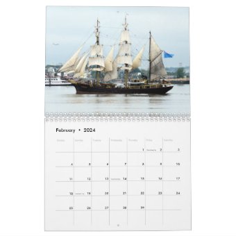 Calendar - Tall Ships Parade of Sails Boston | Zazzle