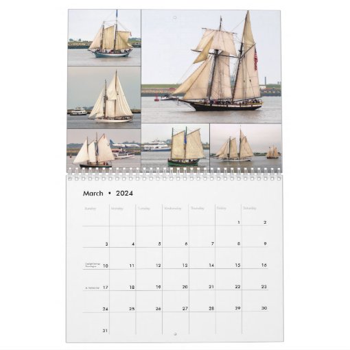 Calendar - Tall Ships Parade of Sails Boston | Zazzle