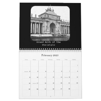 Calendar-World's Fair 1893 Calendar | Zazzle