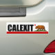CALEXIT California Bear Flag Bumper Sticker | Zazzle