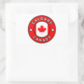 Calgary Canada Rectangular Sticker | Zazzle