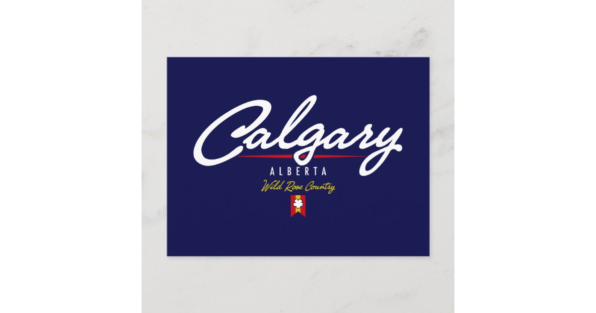 Calgary Script Postcard | Zazzle