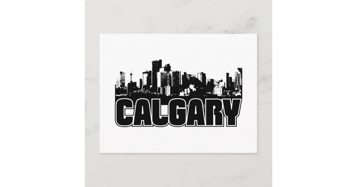 Calgary Skyline Postcard | Zazzle