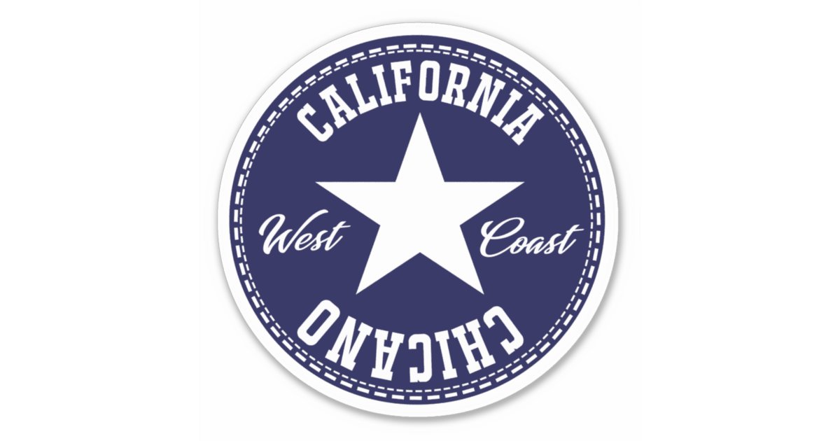 California all star Chicano Decal hard hat Sticker | Zazzle