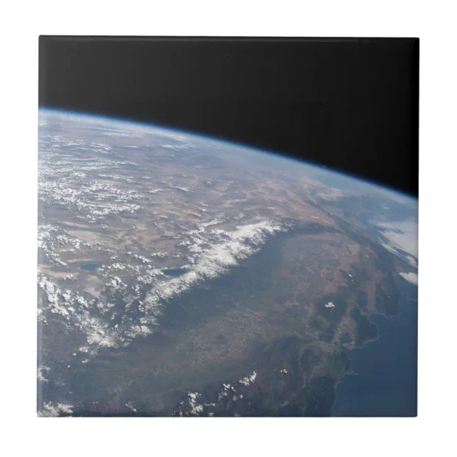 California And Nevada As Seen From Space. Ceramic Tile | Zazzle