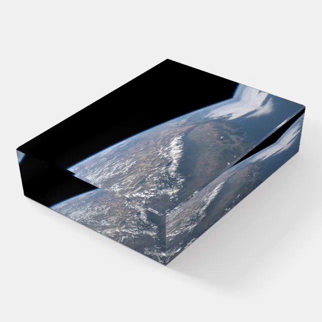 California And Nevada As Seen From Space. Paperweight | Zazzle