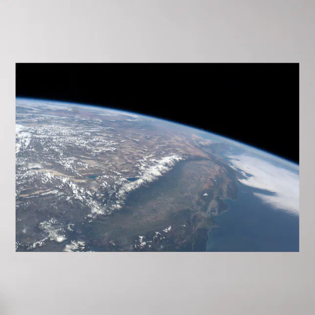 California And Nevada As Seen From Space. Poster | Zazzle
