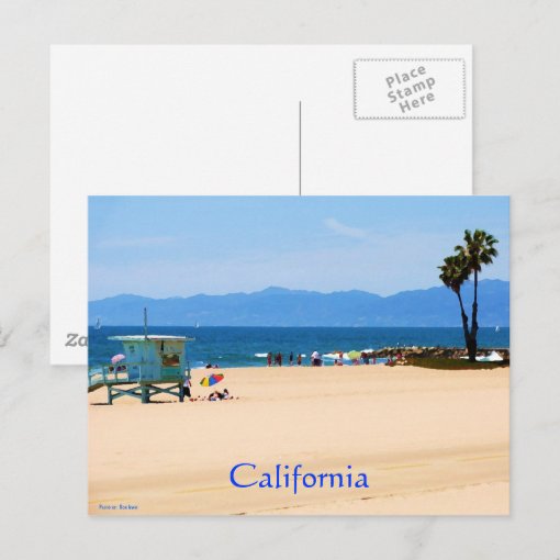 California Beach California Postcard | Zazzle