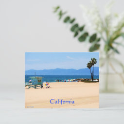 California Beach California Postcard | Zazzle
