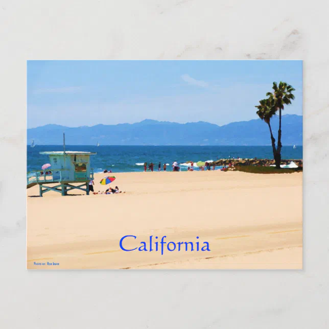 California Beach California Postcard | Zazzle