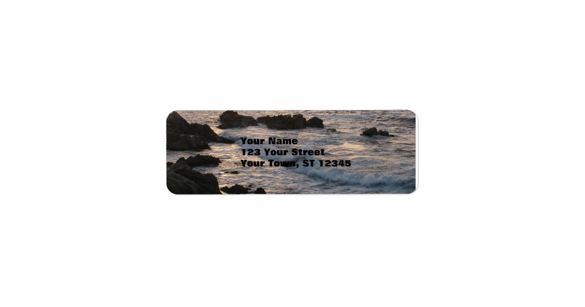 California Beach Label | Zazzle