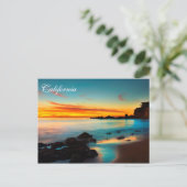 California Beach Scene Postcards | Zazzle