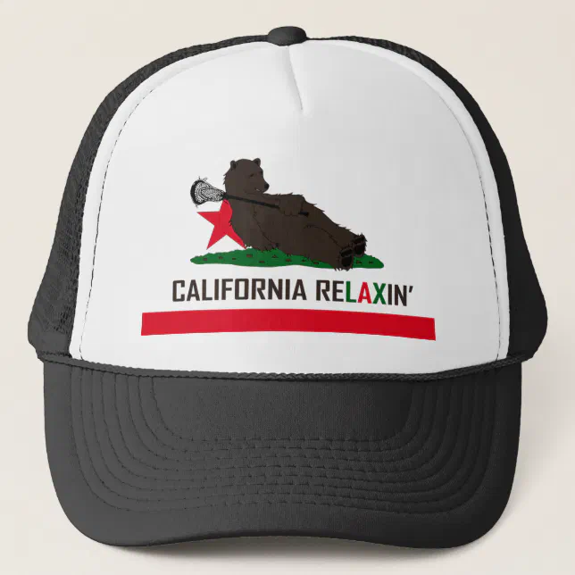 California Bear Lacrosse Trucker Hat | Zazzle
