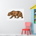 California Bear Poster | Zazzle