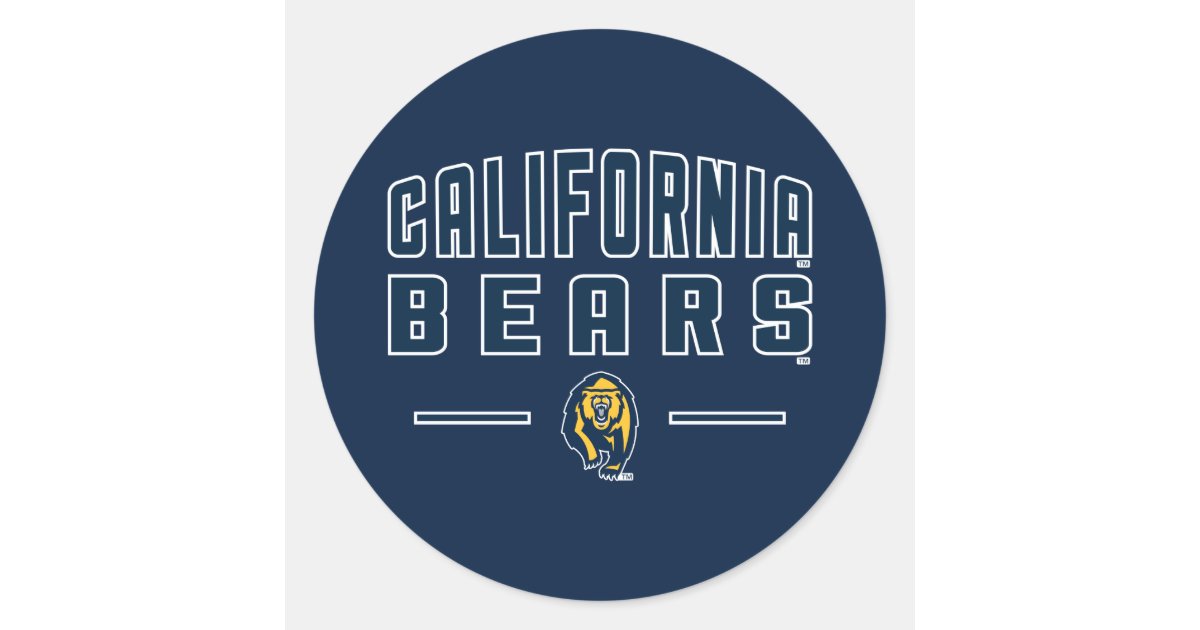 California Bears | Cal Berkeley 5 Classic Round Sticker | Zazzle