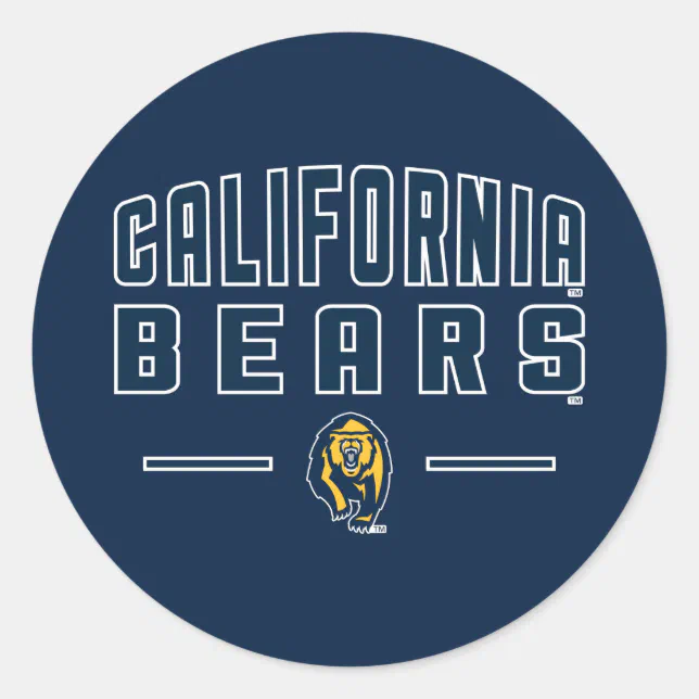 California Bears | Cal Berkeley 5 Classic Round Sticker | Zazzle