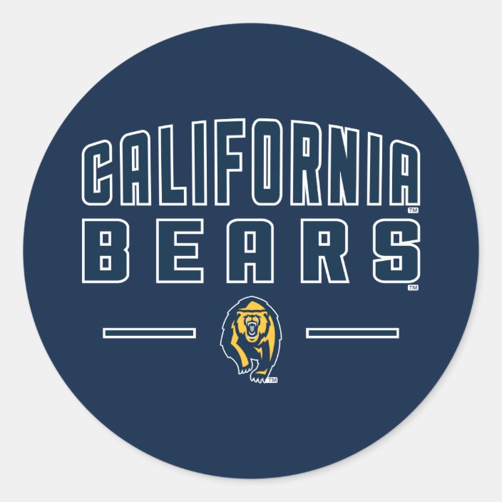 California Bears | Cal Berkeley 5 Classic Round Sticker | Zazzle.com