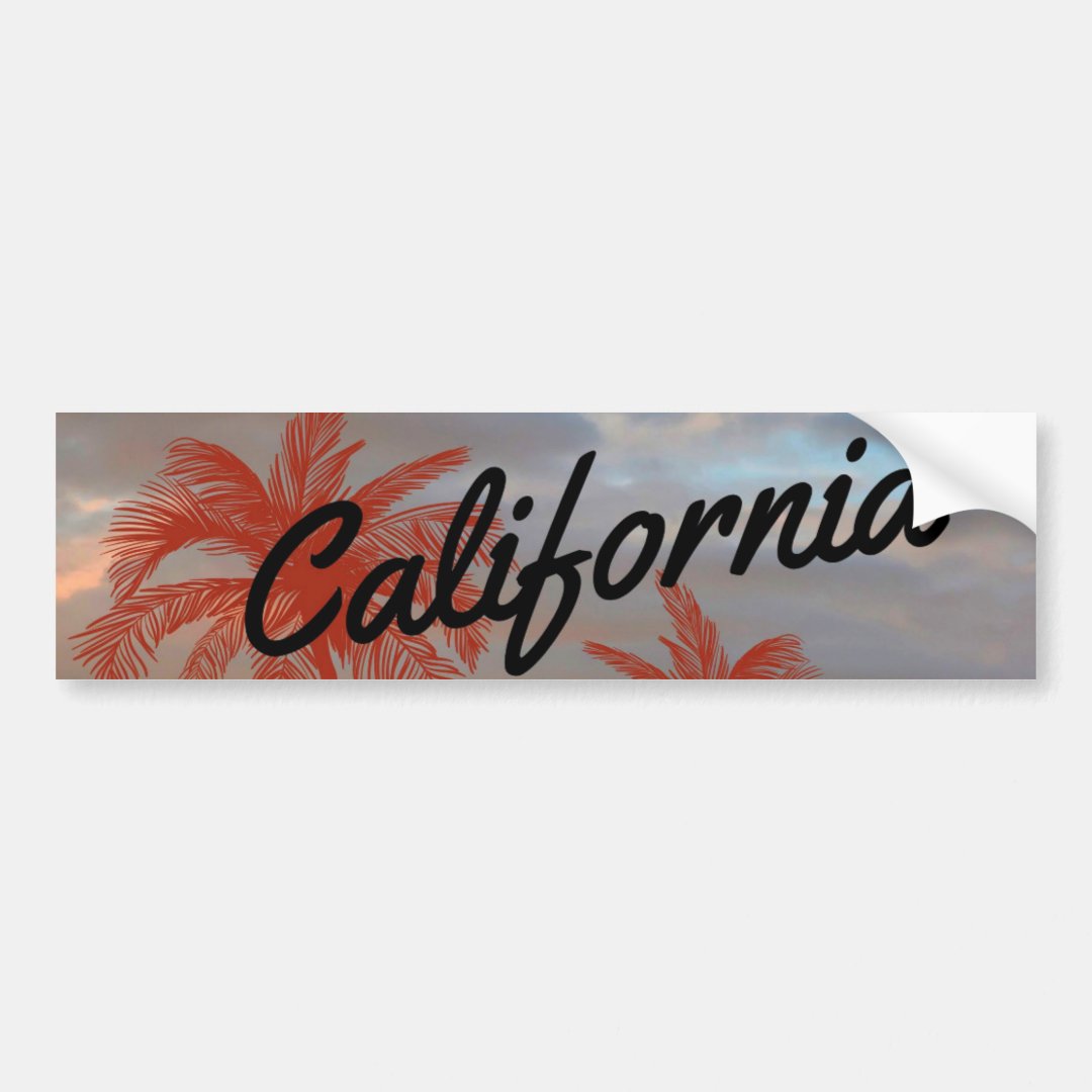 California Bumpersticker Bumper Sticker | Zazzle