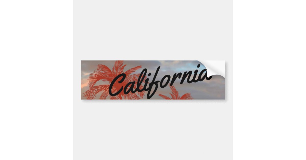 California Bumpersticker Bumper Sticker | Zazzle