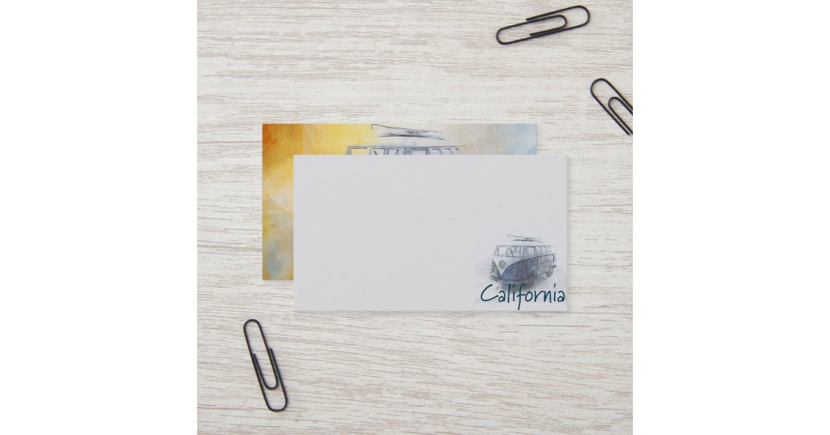 California Business Card | Zazzle
