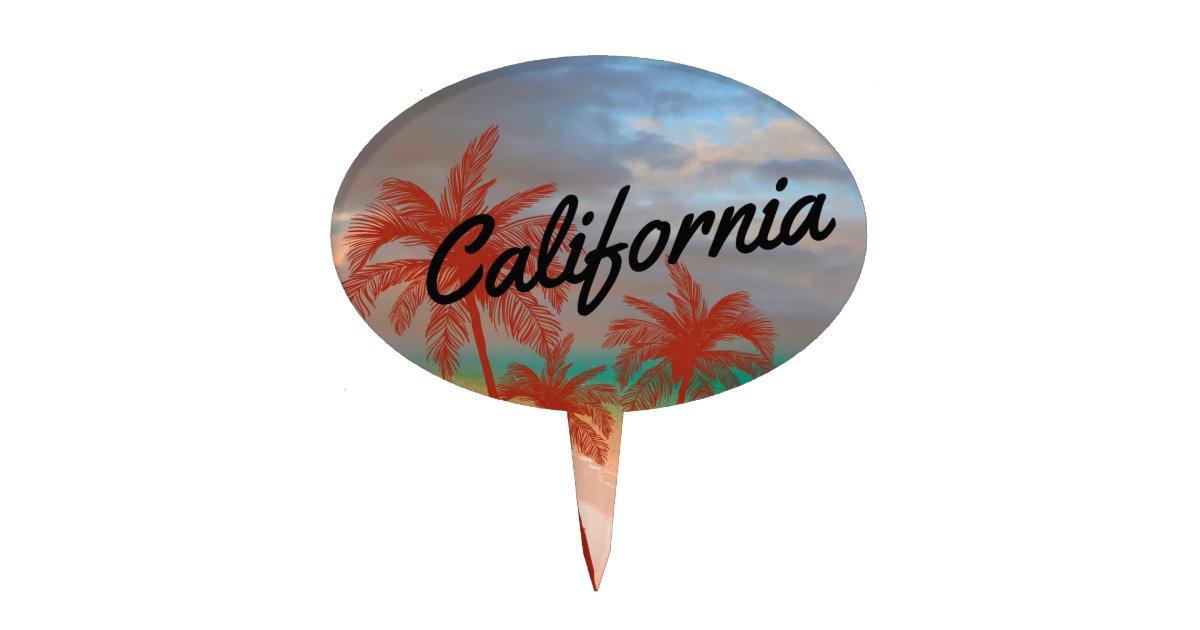 California Cake Topper | Zazzle