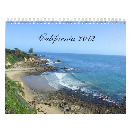 California Calendar, 2012 Travel Calendar CA | Zazzle