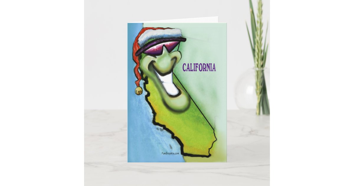 California Christmas Card | Zazzle
