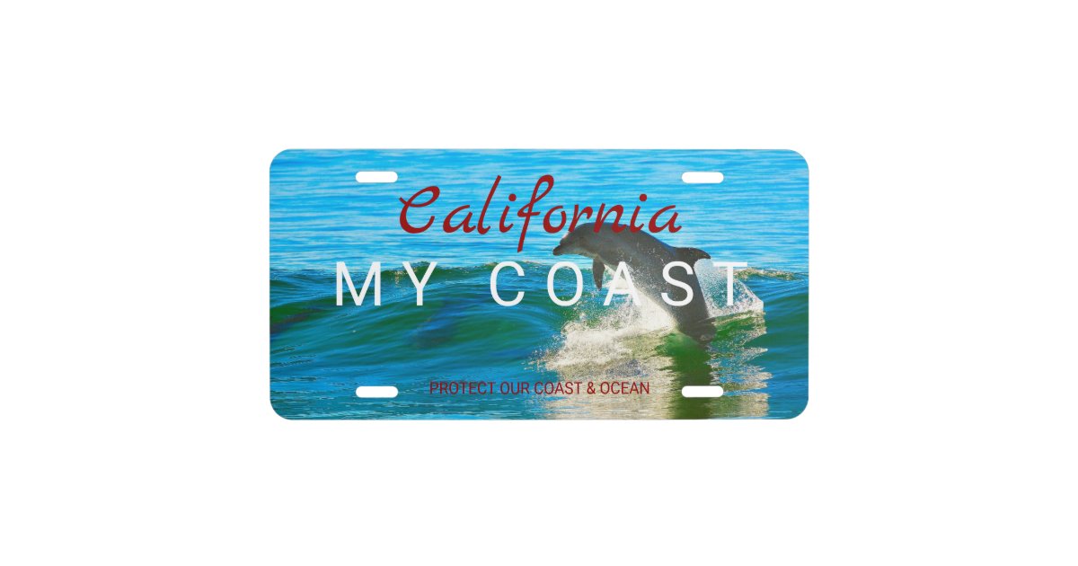 California Coast License Plate | Zazzle