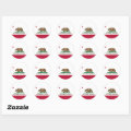 California Flag Classic Round Sticker | Zazzle