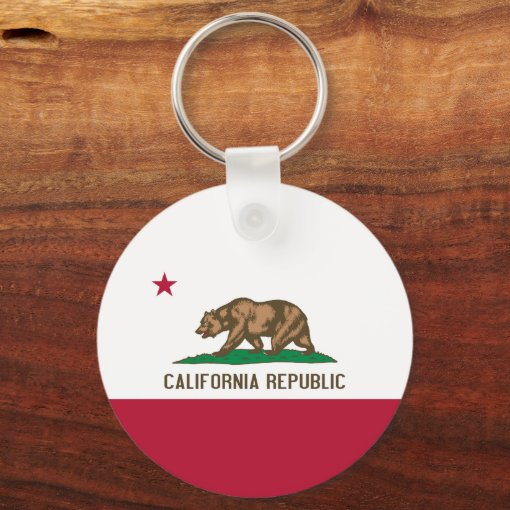 California Flag Keychain | Zazzle