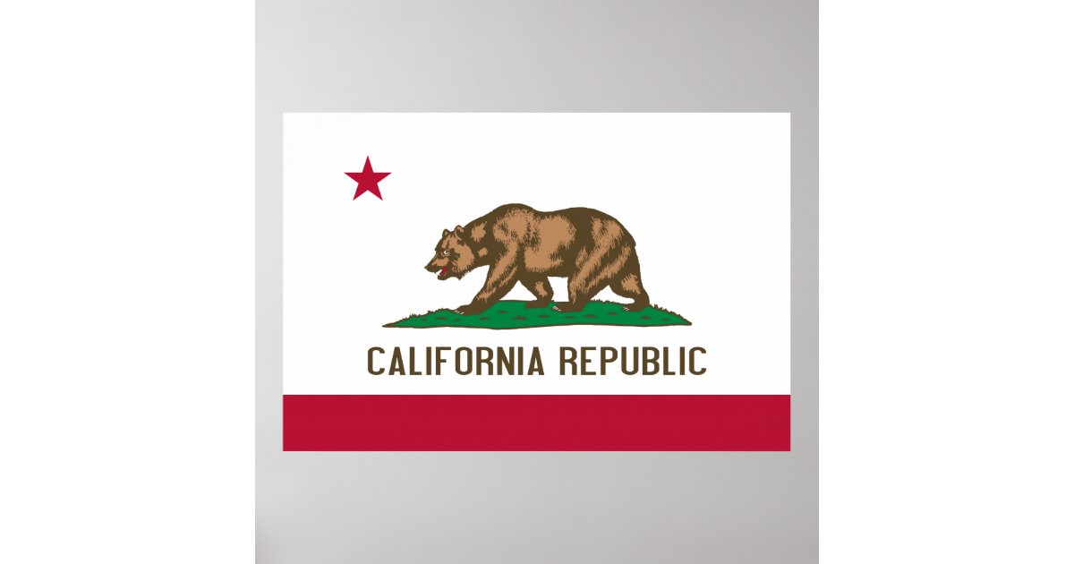 California Flag Poster | Zazzle
