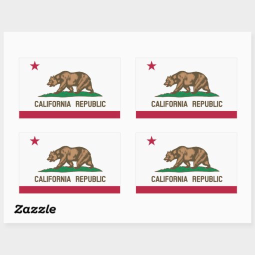 California Flag Sticker | Zazzle