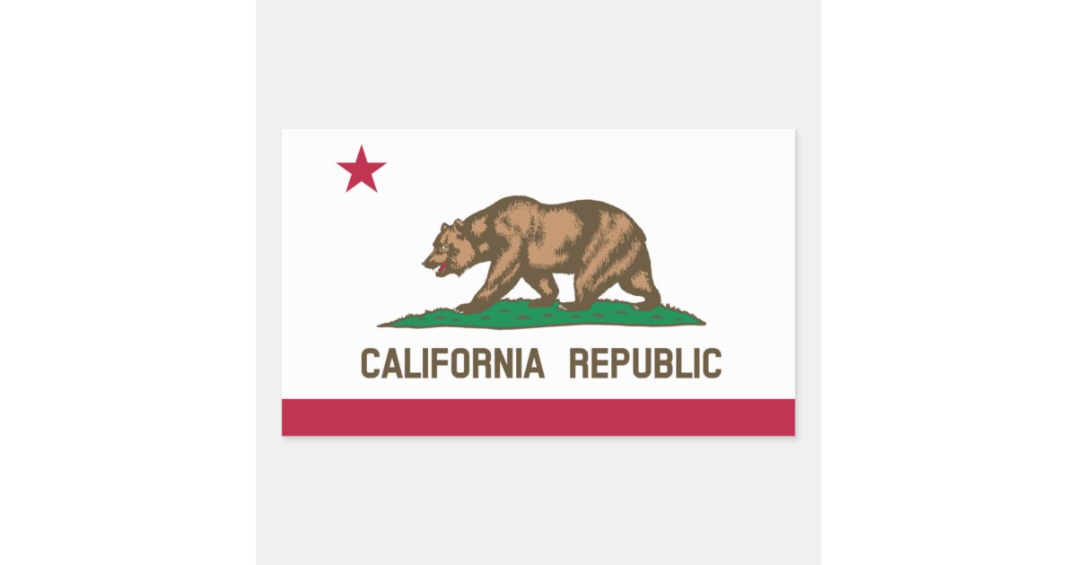 California Flag Sticker | Zazzle